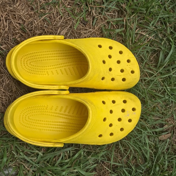 CROCS | Shoes | Yellow Unisex Croc Clogs | Poshmark